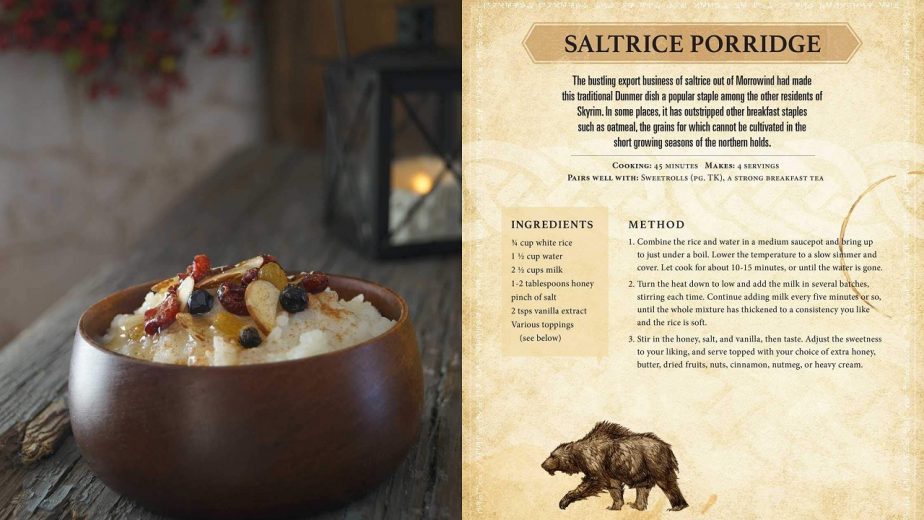 Official Elder Scrolls Cookbook Coming in March 2019