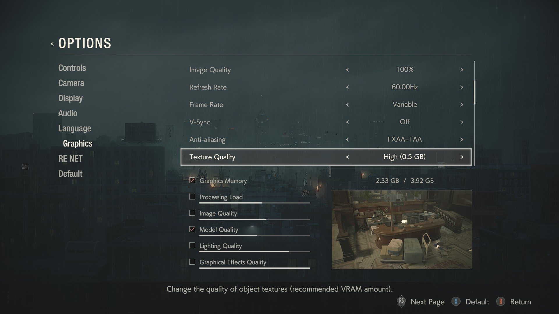 Resident Evil 2 Has an Excellent Approach to Tweaking PC Graphics Settings Resident Evil 2 Has an Excellent Approach to Tweaking PC Graphics Settings