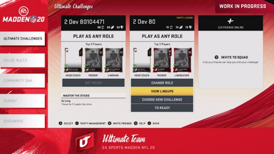 Madden 20 Ultimate Team Brings New Ultimate Challenges, Missions, & More