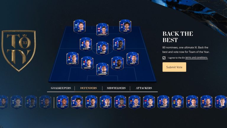 Fifa 22 Toty Nominees How To Vote For Ea Fifas Team Of The Year Players